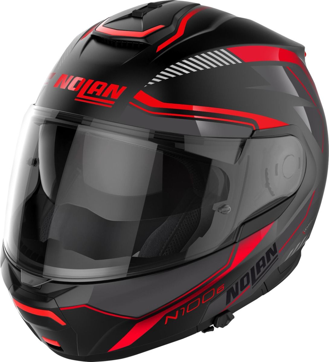 Nolan N100-6 - Surveyor Flat Black/Red 021 With Reward Points and Free ...